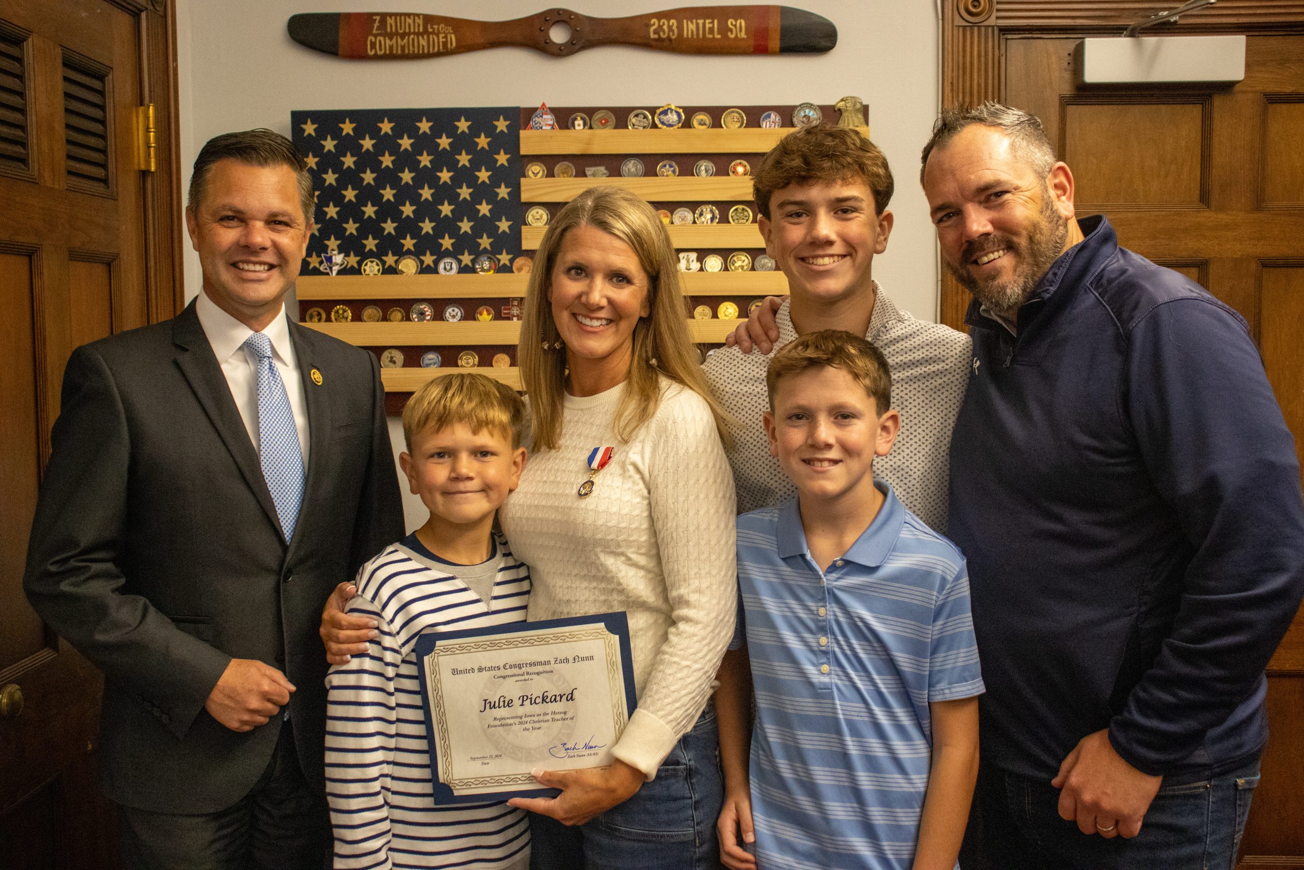 Meet this amazing teacher - Congressman Zach Nunn