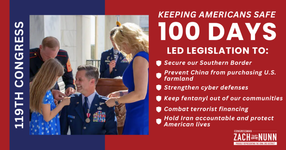 🔒 Iowa Secure. America Strong. - Congressman Zach Nunn