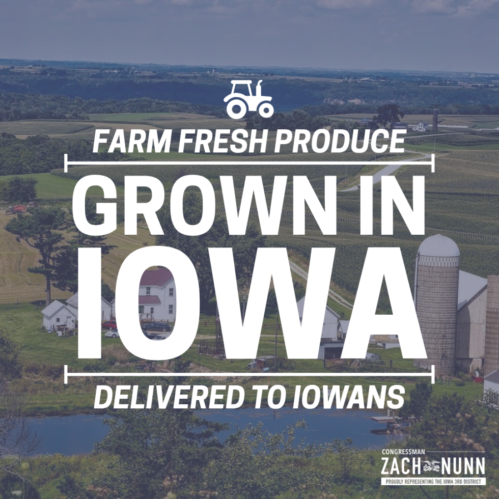 🍎 Fresh Food, Stronger Iowa - Congressman Zach Nunn