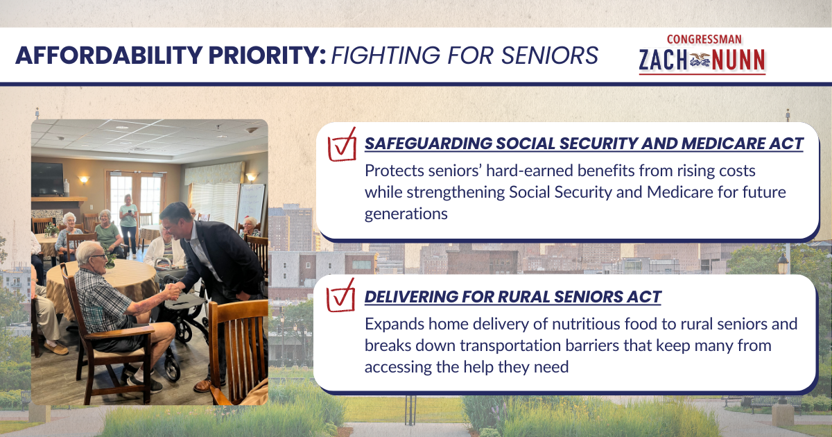 💪 Fighting for Seniors - Congressman Zach Nunn