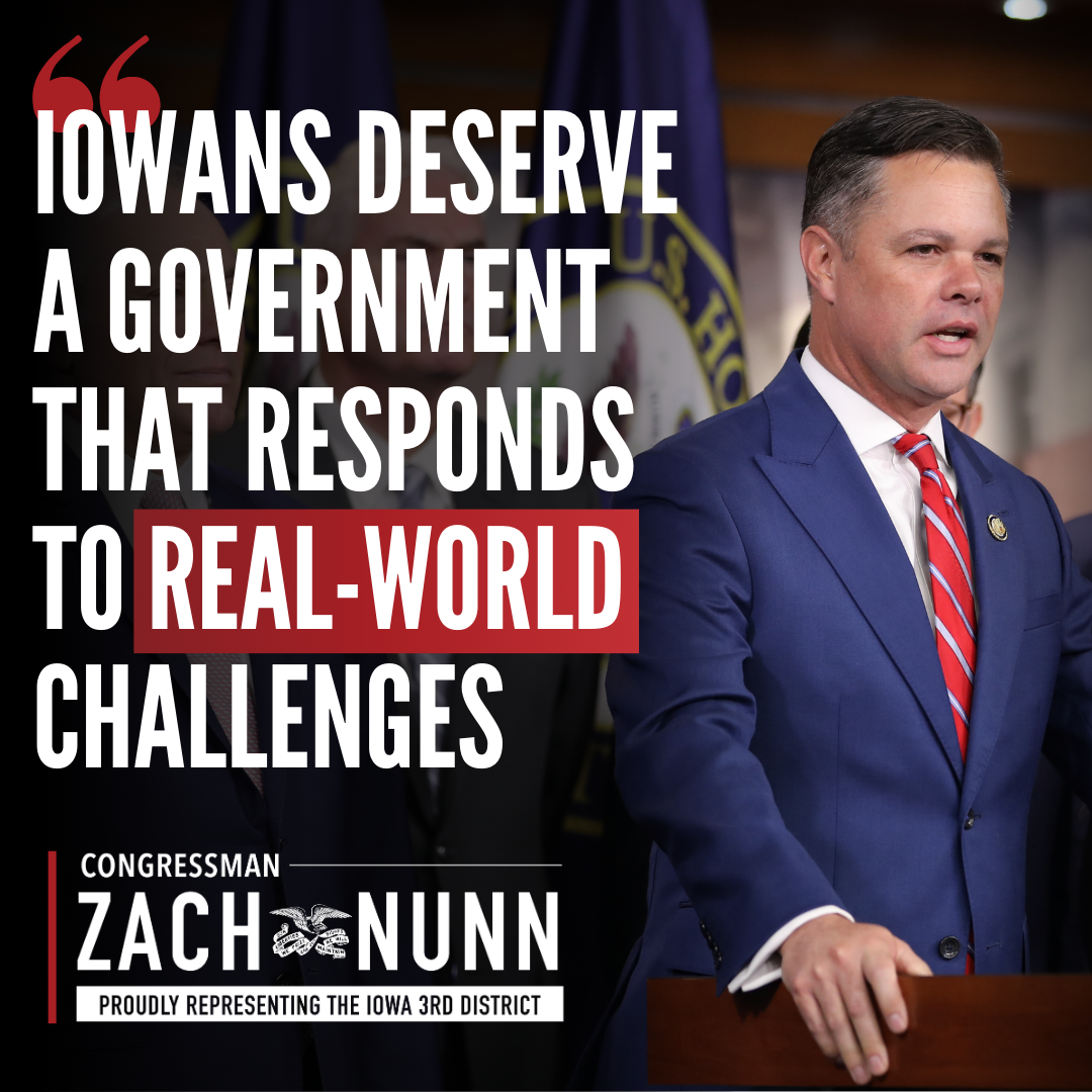 Real Wins for Iowa - Congressman Zach Nunn